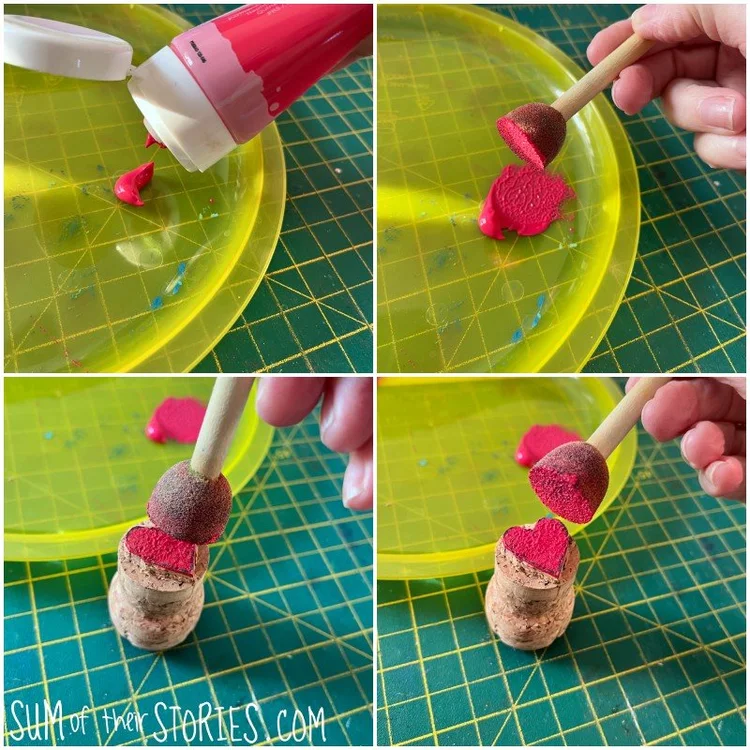 Turn Old Corks into Heart Stamps — Sum of their Stories Craft Blog