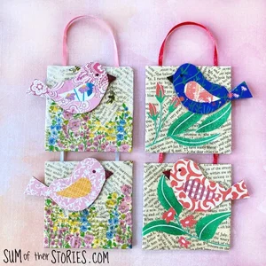 Mini Art Bird Collage Tutorial — Sum of their Stories Craft Blog