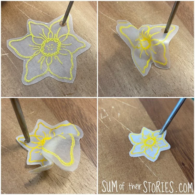 How to Make Block Printed Shrink Plastic Earrings — Sum of their ...