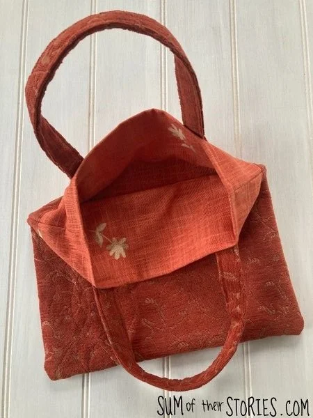 How to Make an Easy Upholstery Fabric Tote Bag — Sum of their Stories ...