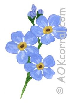 Beautiful Forget Me Not Crafts — Sum of their Stories Craft Blog