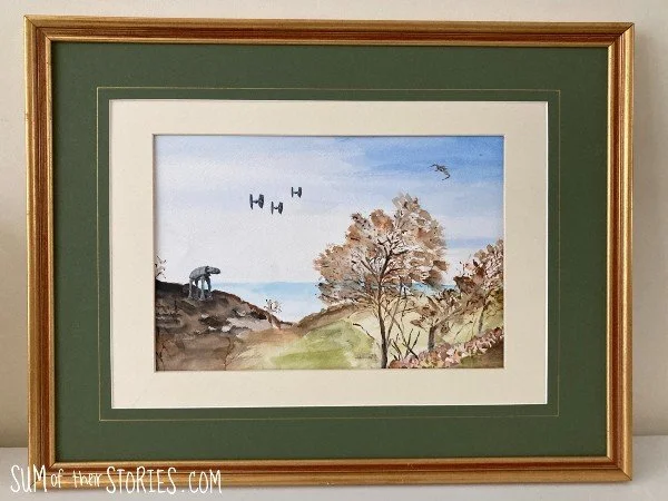Fandom DIY Art Upcycle — Sum of their Stories Craft Blog