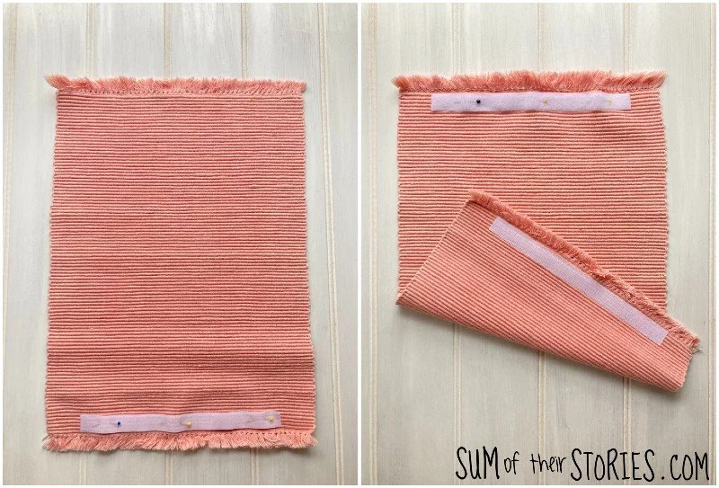 How to make a Hidden Hanger Pocket from a Placemat — Sum of their ...