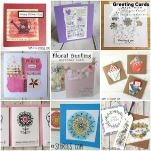 How to Make Tulip Collage Greeting Cards — Sum of their Stories Craft Blog