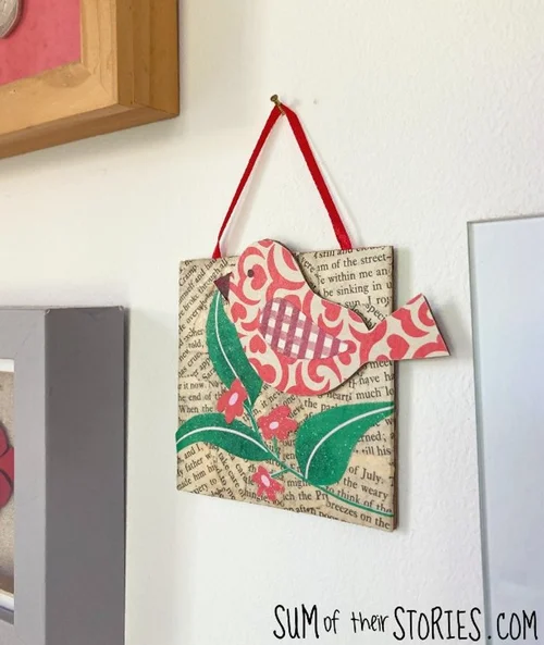 Mini Art Bird Collage Tutorial — Sum of their Stories Craft Blog