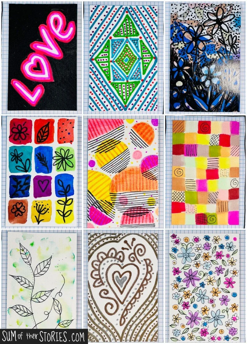 146 Mini Art Ideas — Sum of their Stories Craft Blog