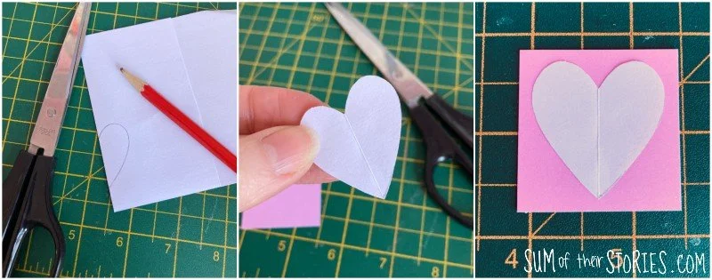 Recycled Heart Art Canvas DIY project — Sum of their Stories Craft Blog