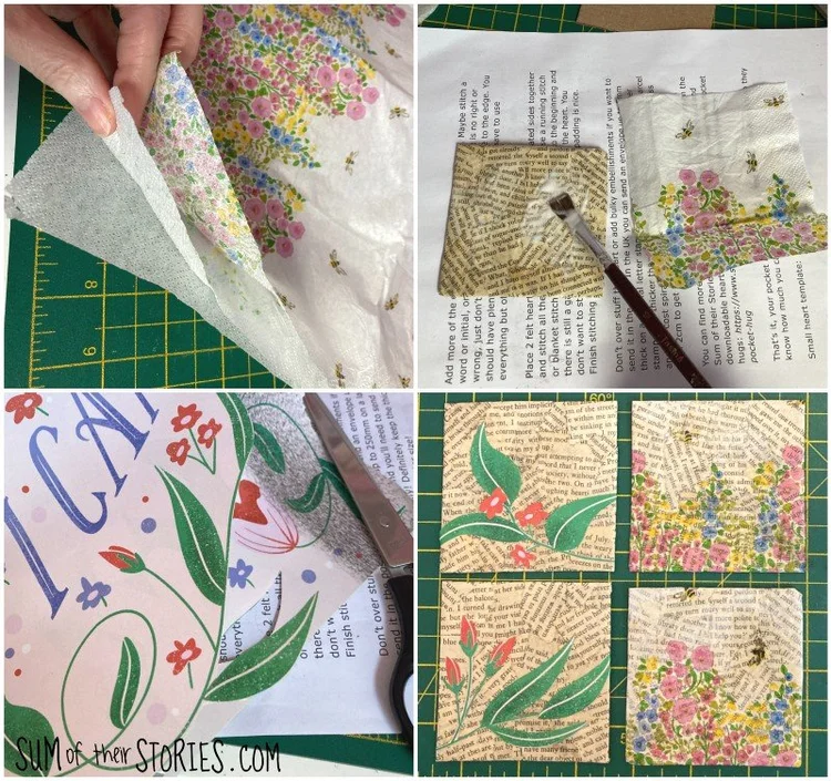 Mini Art Bird Collage Tutorial — Sum of their Stories Craft Blog