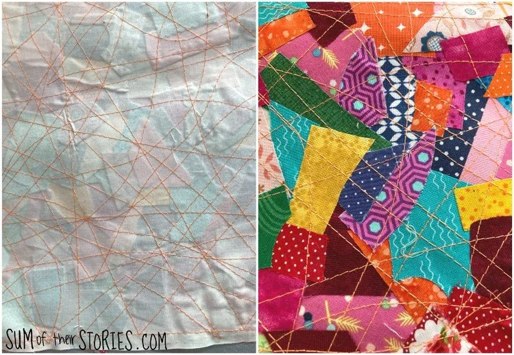 How to make beautiful useable cloth from tiny fabric scraps — Sum of ...