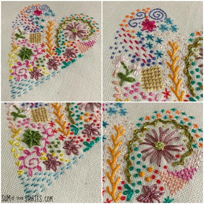 Cecile's Heart Embroidery Design Free Pattern — Sum of their Stories ...