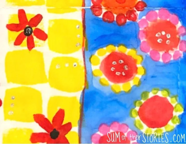 How to paint your own vibrant fabric — Sum of their Stories Craft Blog