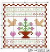 Traditional Mini Sampler Cross Stitch Design — Sum of their Stories ...