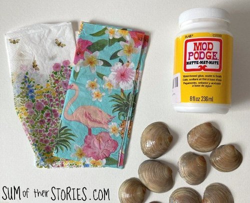 2 easy ways to decorate plain shells — Sum of their Stories Craft Blog