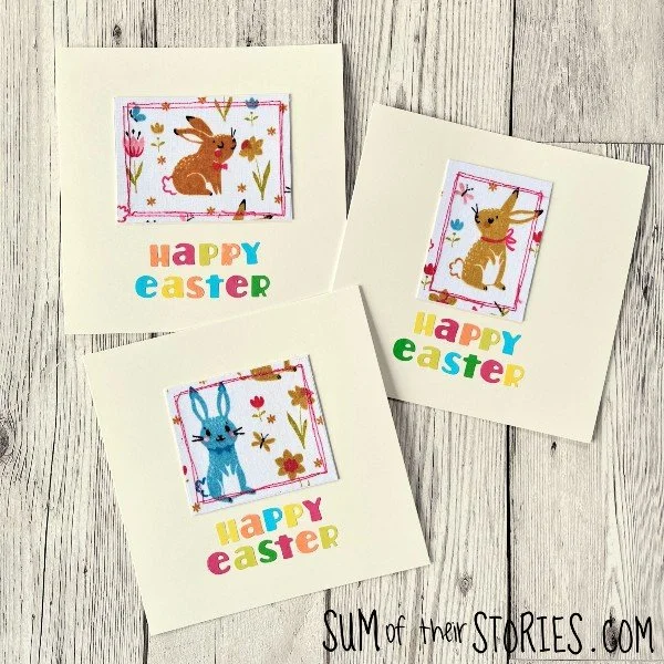 Fabric Easter Greeting Card DIY — Sum of their Stories Craft Blog