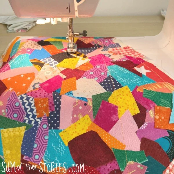 How to make beautiful useable cloth from tiny fabric scraps — Sum of ...