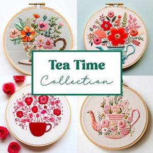 Beautiful Embroidery Patterns for Tea Lovers — Sum of their Stories ...