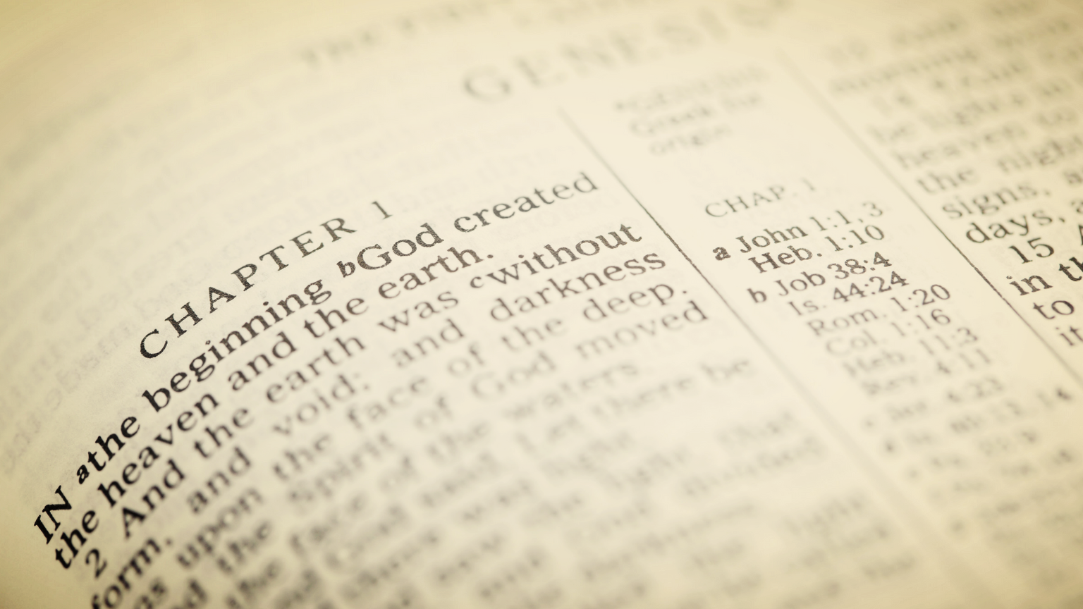 Genesis Day 1: The beginning of the Bible says more, way more, than how ...