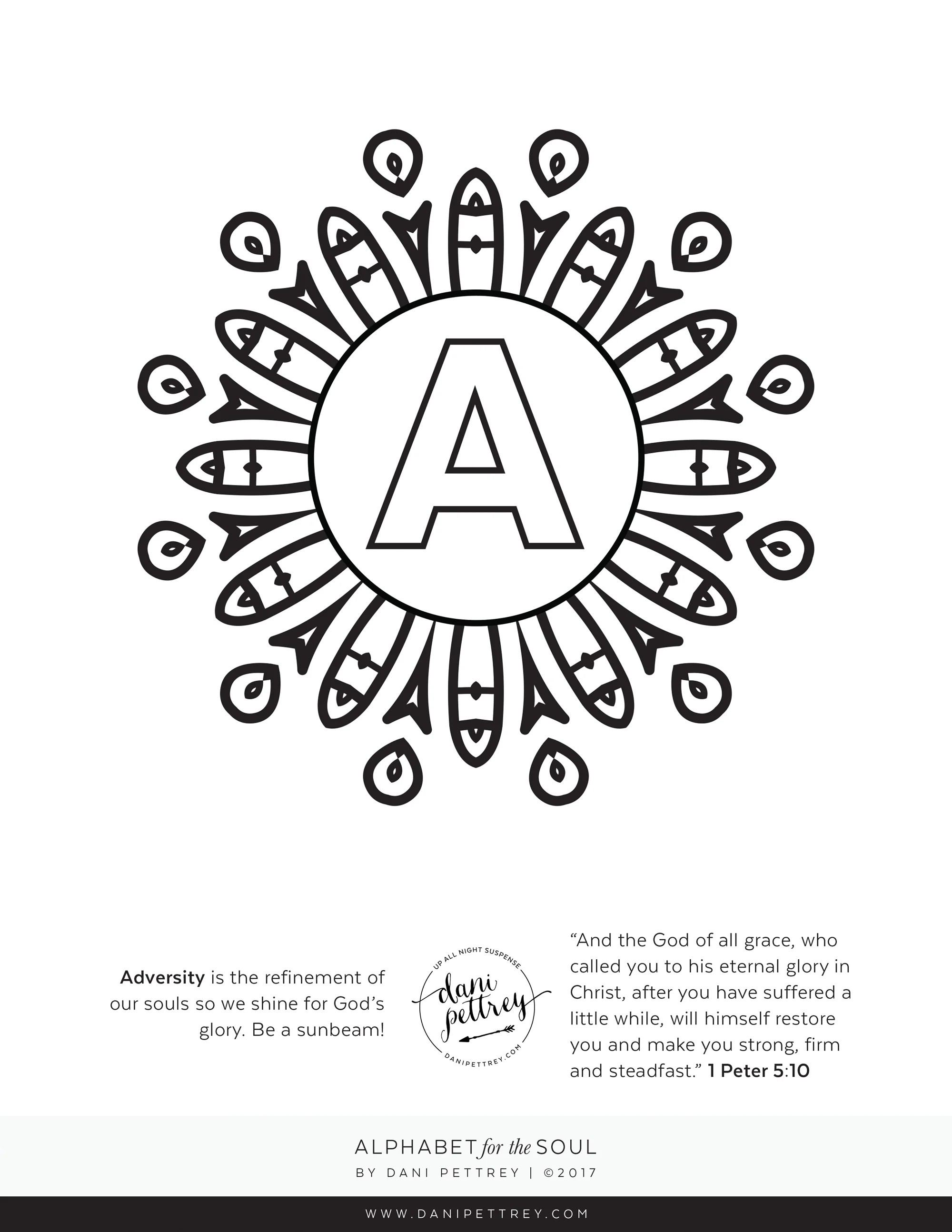 Alphabet for the Soul - A for Adversity - Dani Pettrey