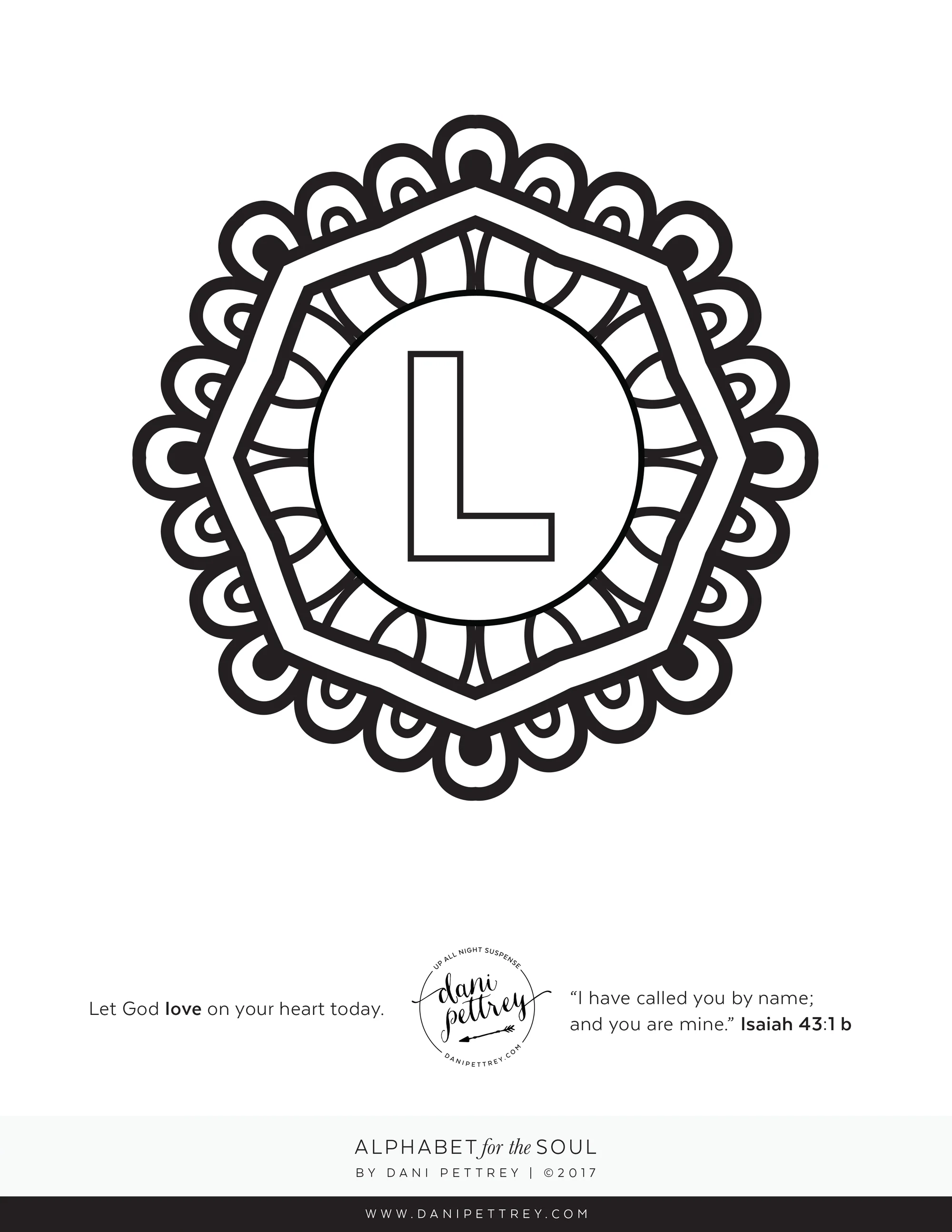 Alphabet for the Soul-L is for Love - Dani Pettrey