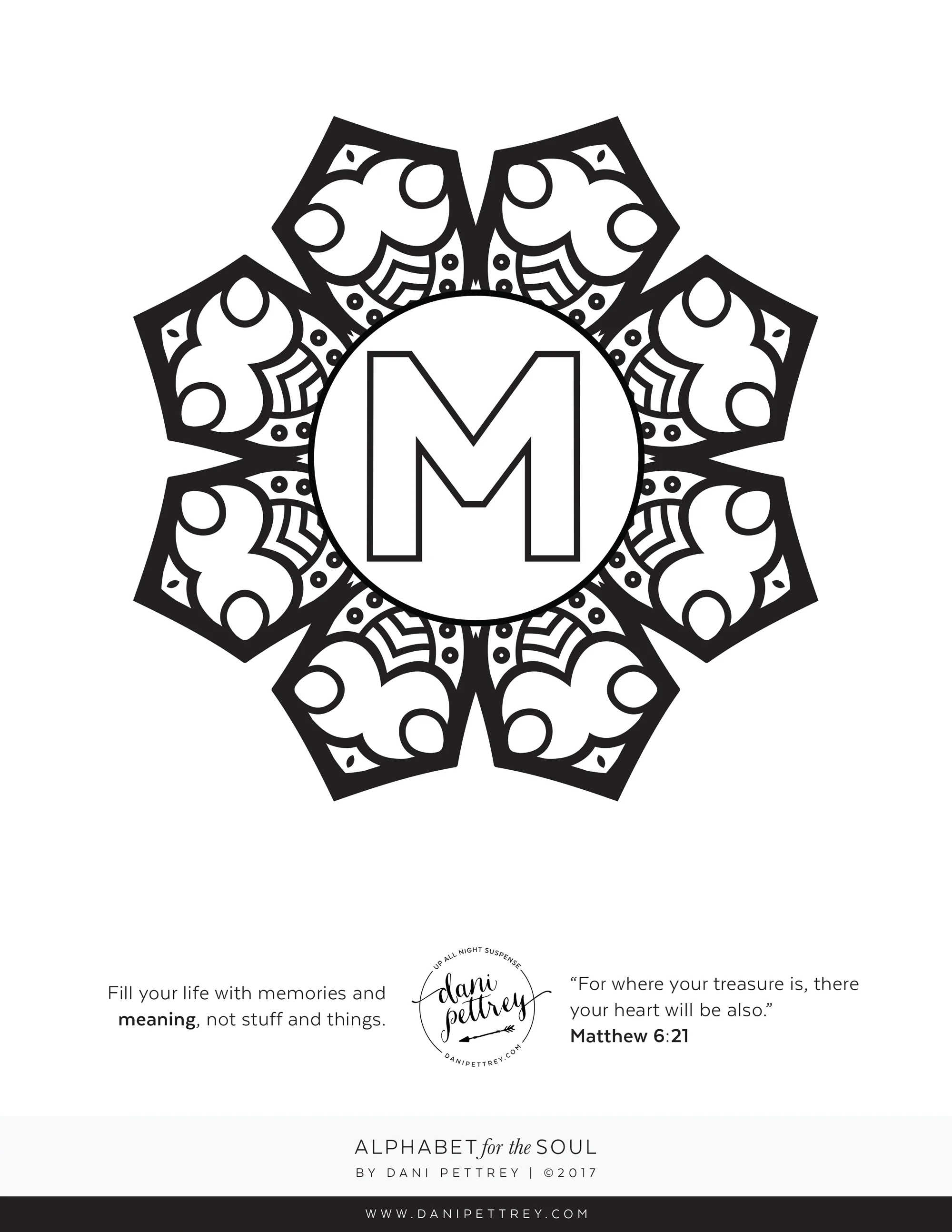 Alphabet for the Soul-M is for Meaning - Dani Pettrey