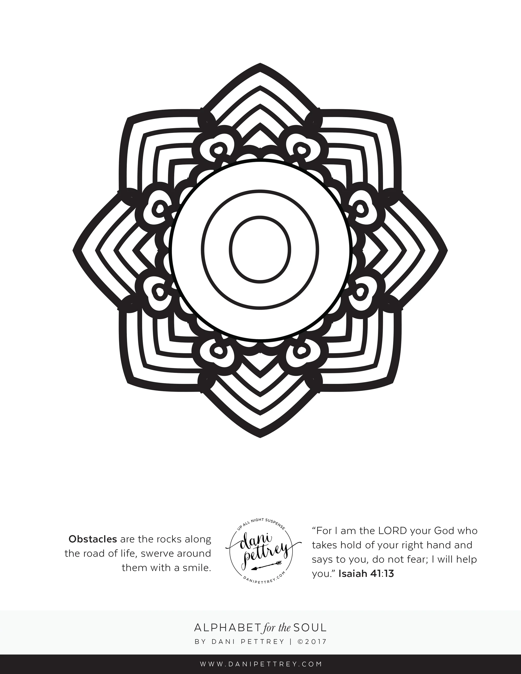 Alphabet for the Soul-O is for Obstacles - Dani Pettrey