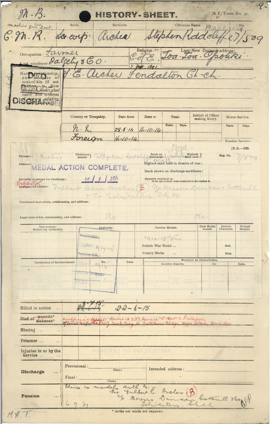 Walking with an Anzac — A last dinner at Cairo, WW100NZ