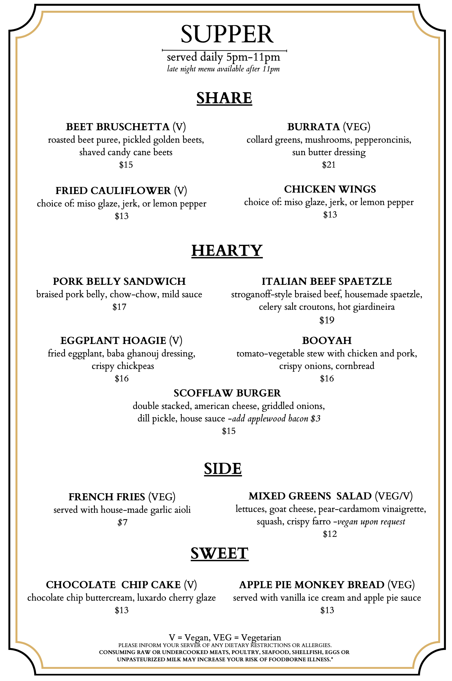 Supper — Scofflaw