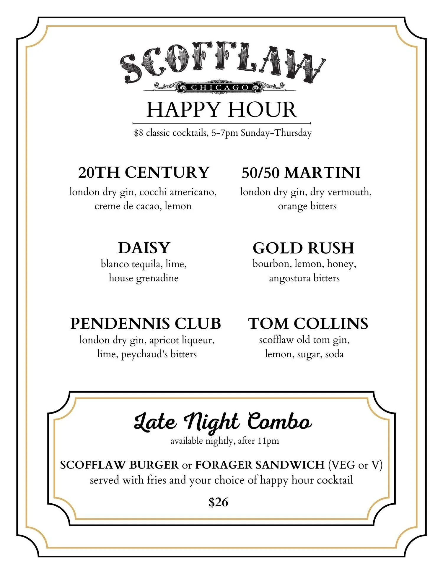 Happy Hour — Scofflaw