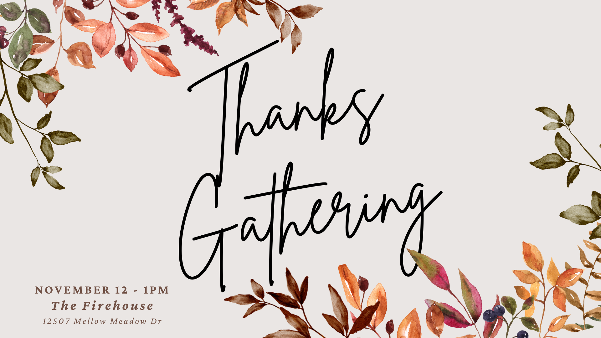 Thanks Gathering — Soma Austin