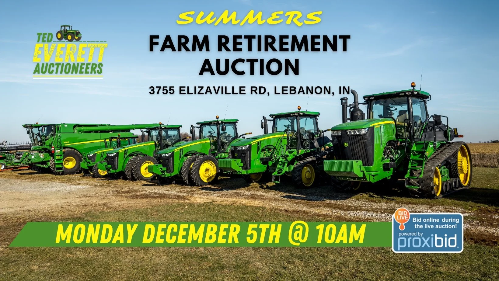 Summers Farm Retirement Auction — Ted Everett