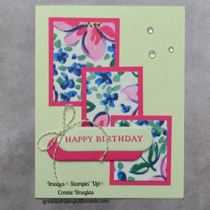 Using Up Your Scrap DSP - Part 1 — Great Stamping with Connie