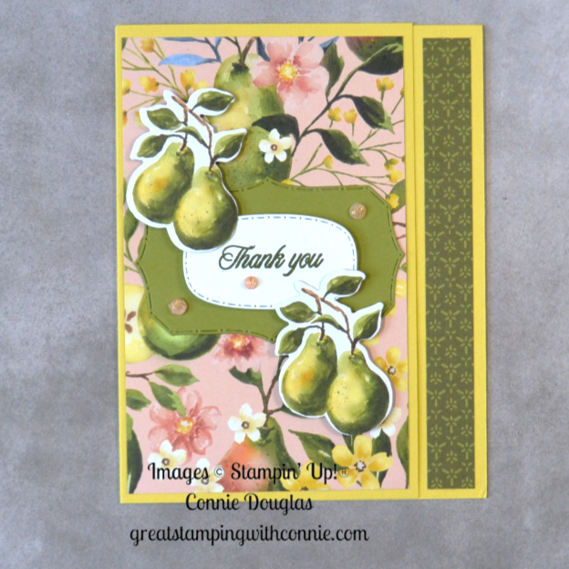 More Perfectly Pears for Mystery Stamping — Great Stamping with Connie