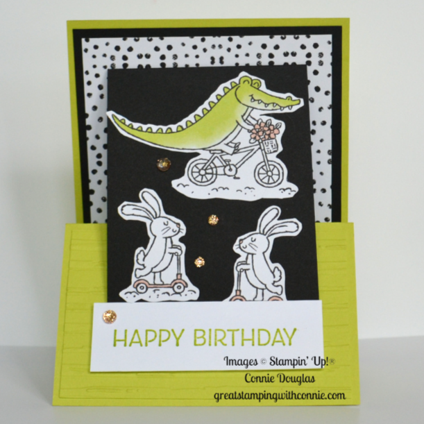 Connie's Craft Along - Zoo Crew Fun Fold — Great Stamping with Connie