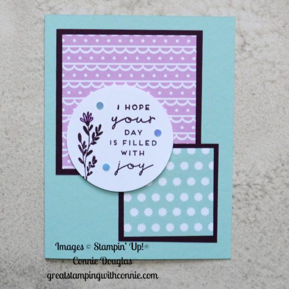 Connie's Craft Along - One Sheet Wonder — Great Stamping with Connie