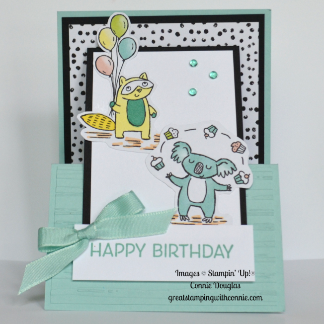 Connie's Craft Along - Zoo Crew Fun Fold — Great Stamping with Connie