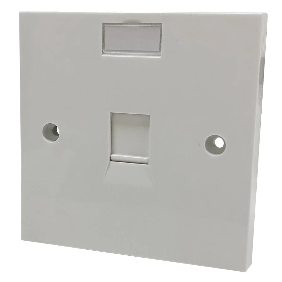 PG3051 - Ultima Single Gang Shuttered Keystone Faceplates — Ultima