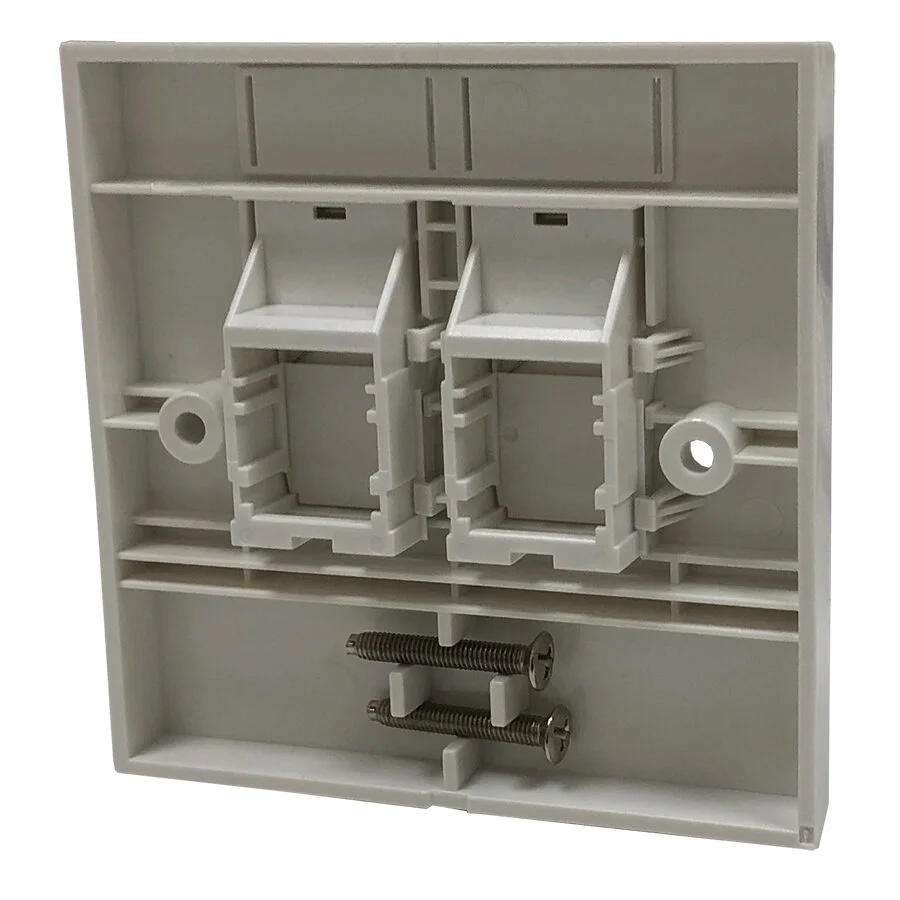 PG3051 - Ultima Single Gang Shuttered Keystone Faceplates — Ultima
