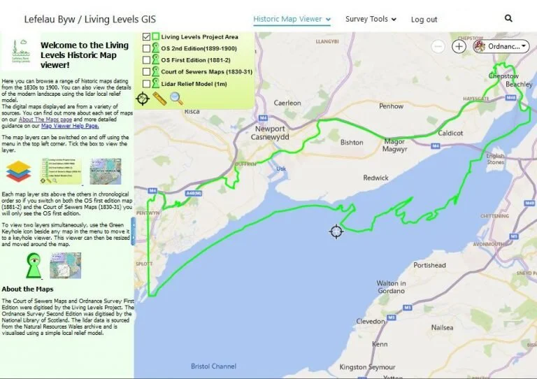 Historic Map Viewer — Living Levels