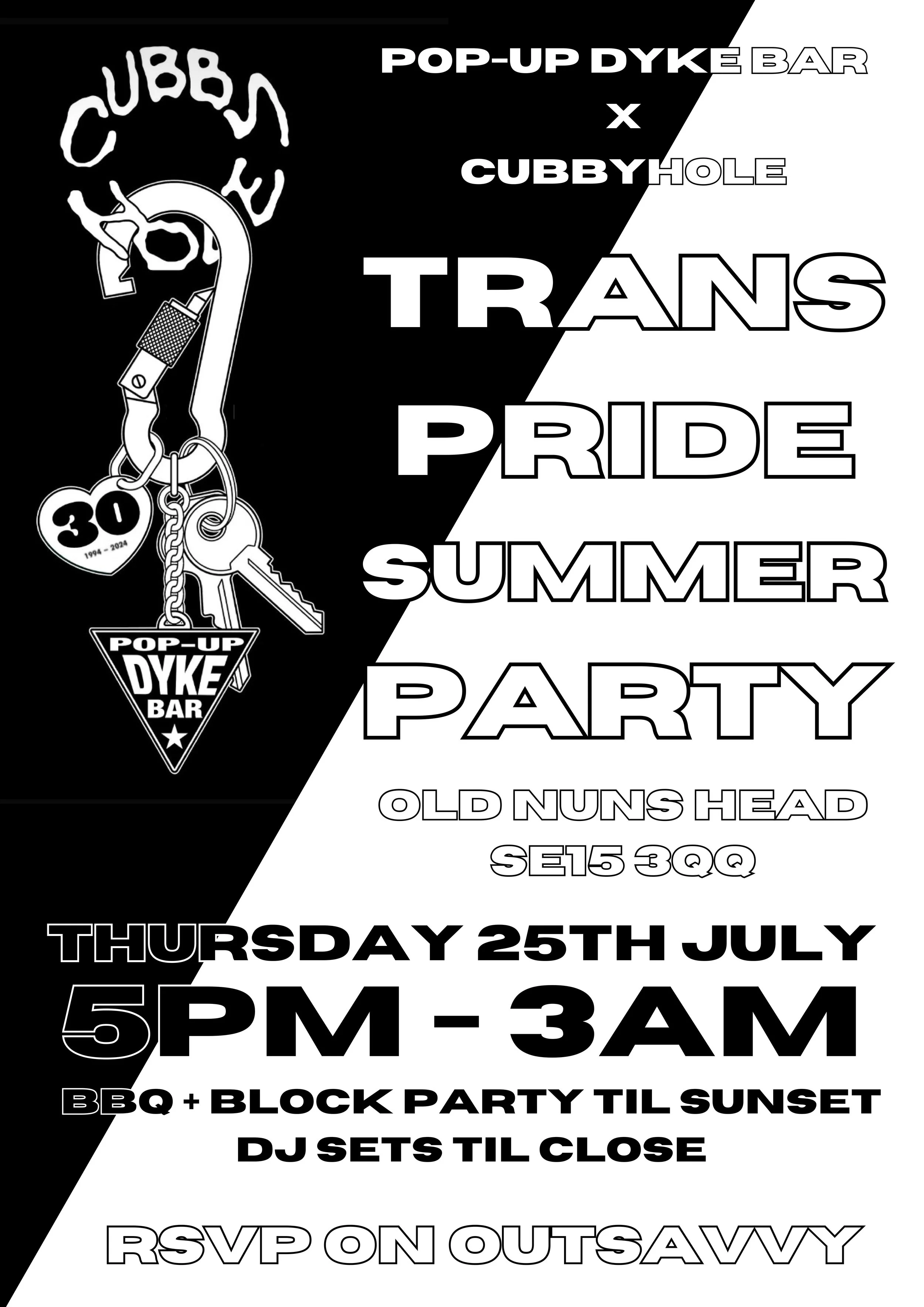 EVENTS — The Old Nun's Head