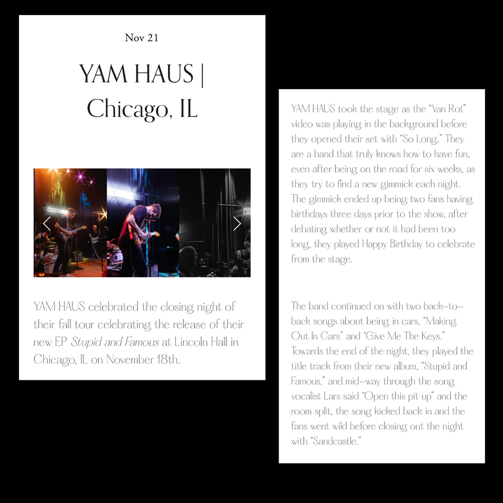 Press Highlights — Yam Haus LLC