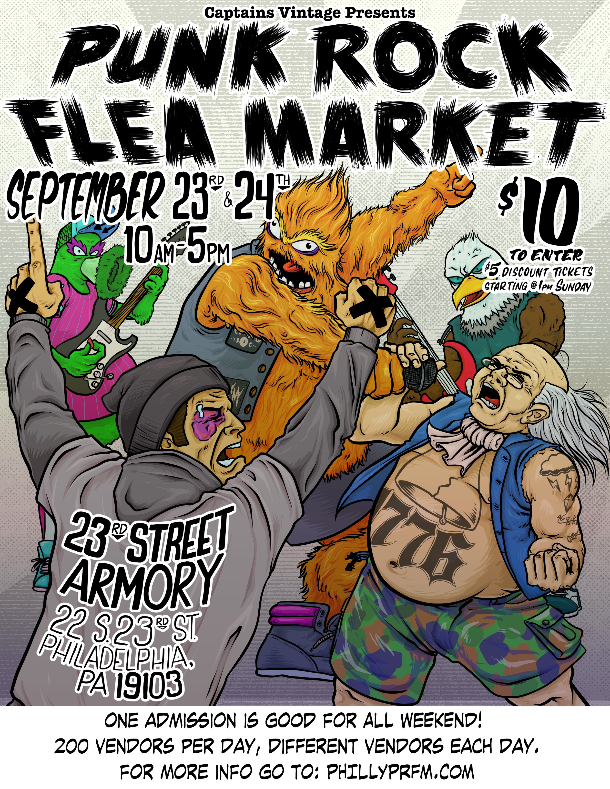 Fall 2023 Event Sept 23-24 Philadelphia — Punk Rock Flea Market