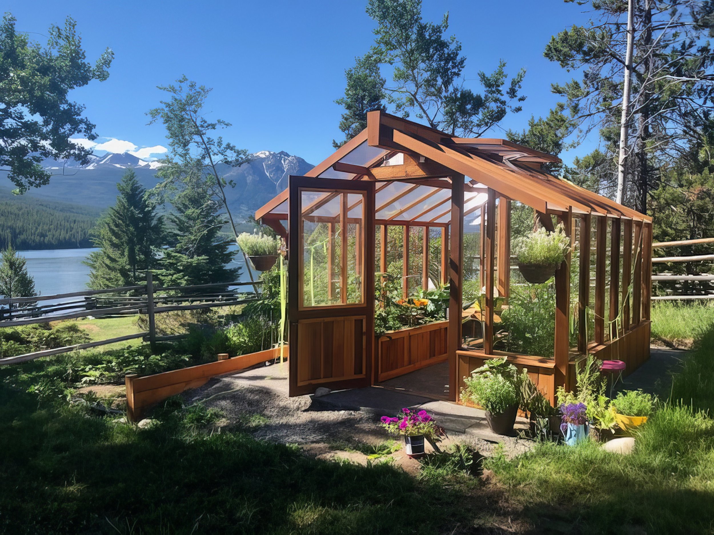 Cedar-Built Greenhouses