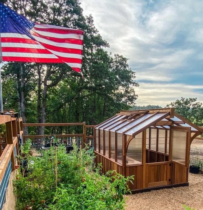 Cedar-Built Greenhouses