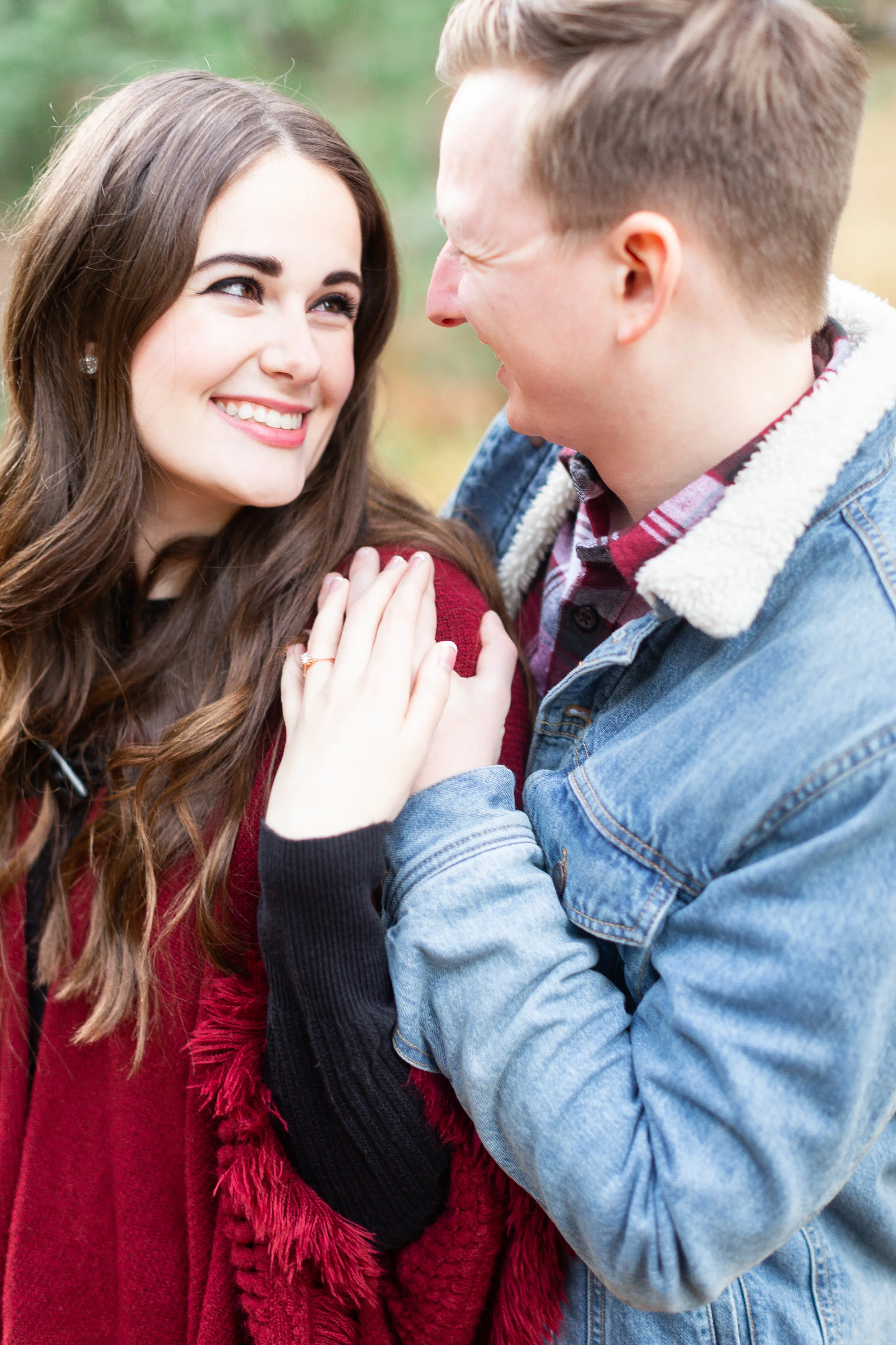 Butte Meadows Winter Engagement Photos - Jordan&Ashlyn