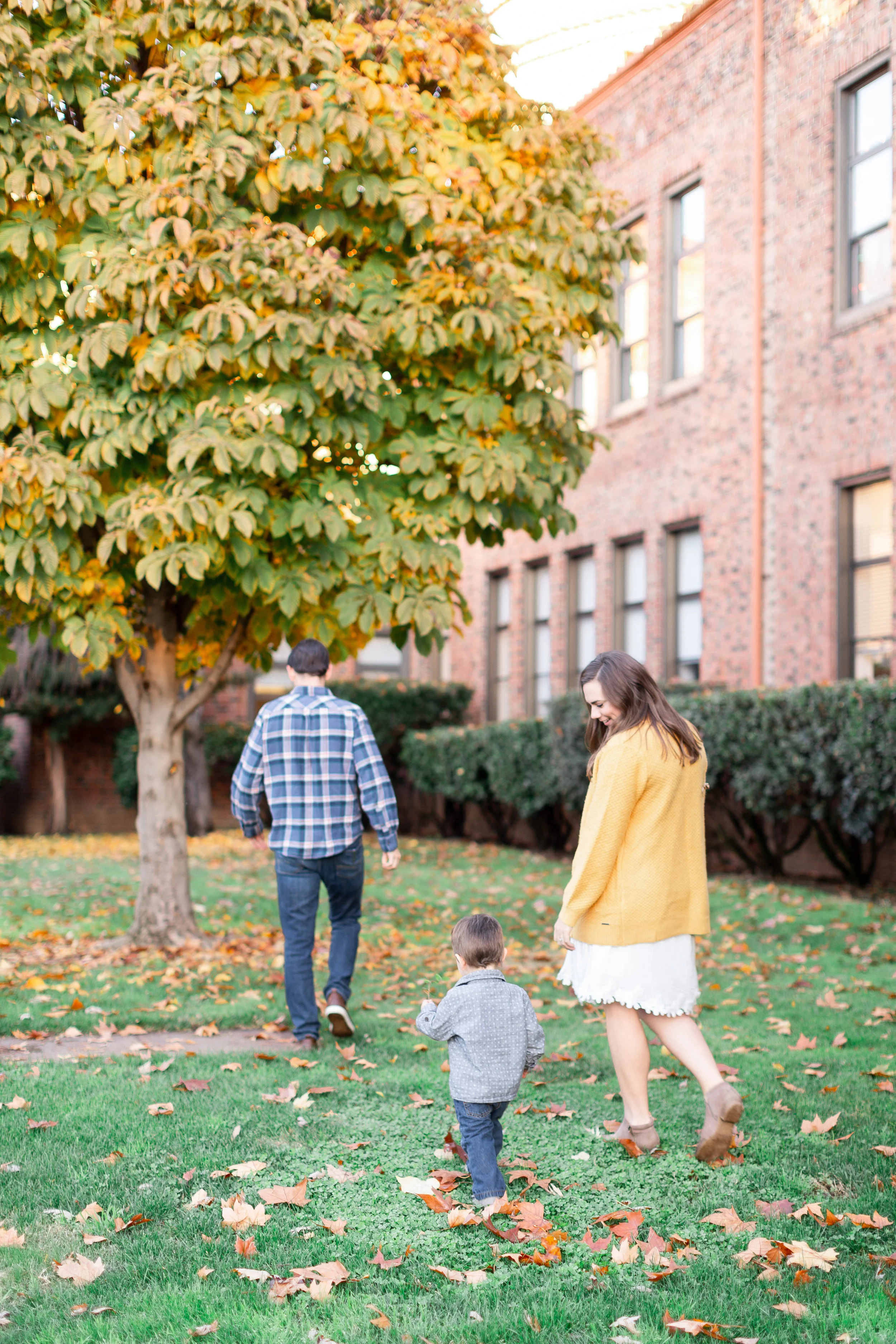 Chico State Fall Family Photos - Bryan Family