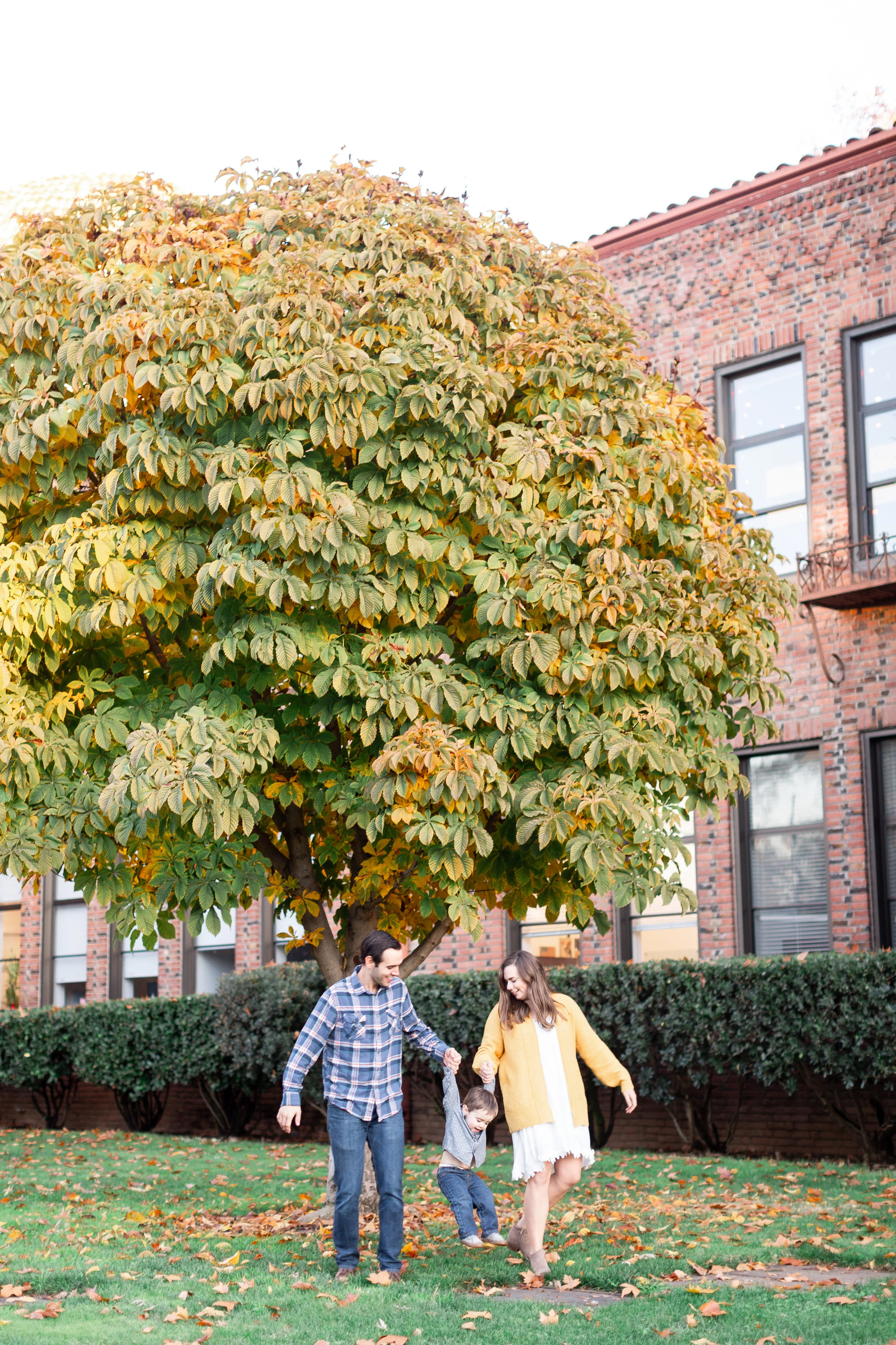 Chico State Fall Family Photos - Bryan Family