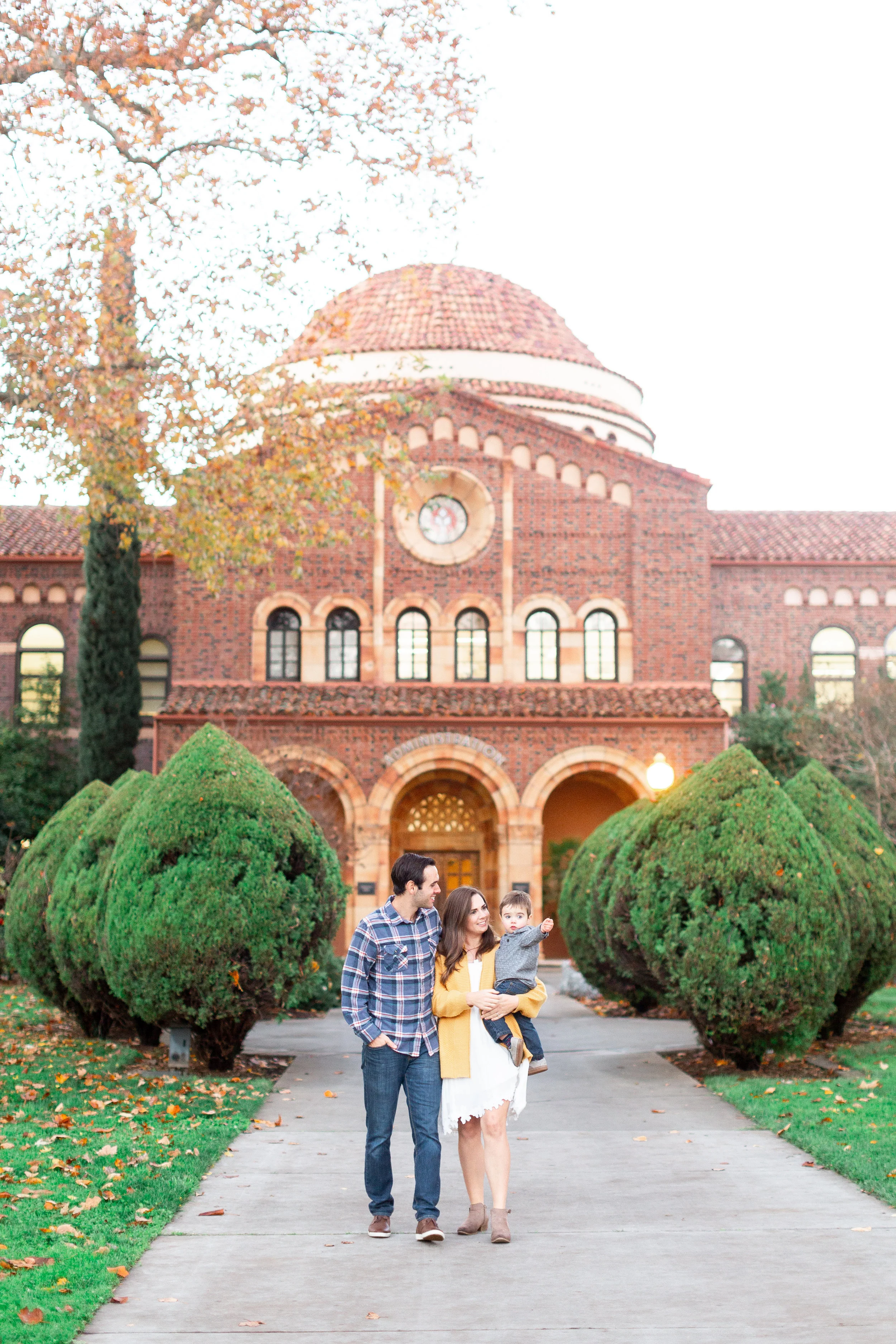 Chico State Fall Family Photos - Bryan Family