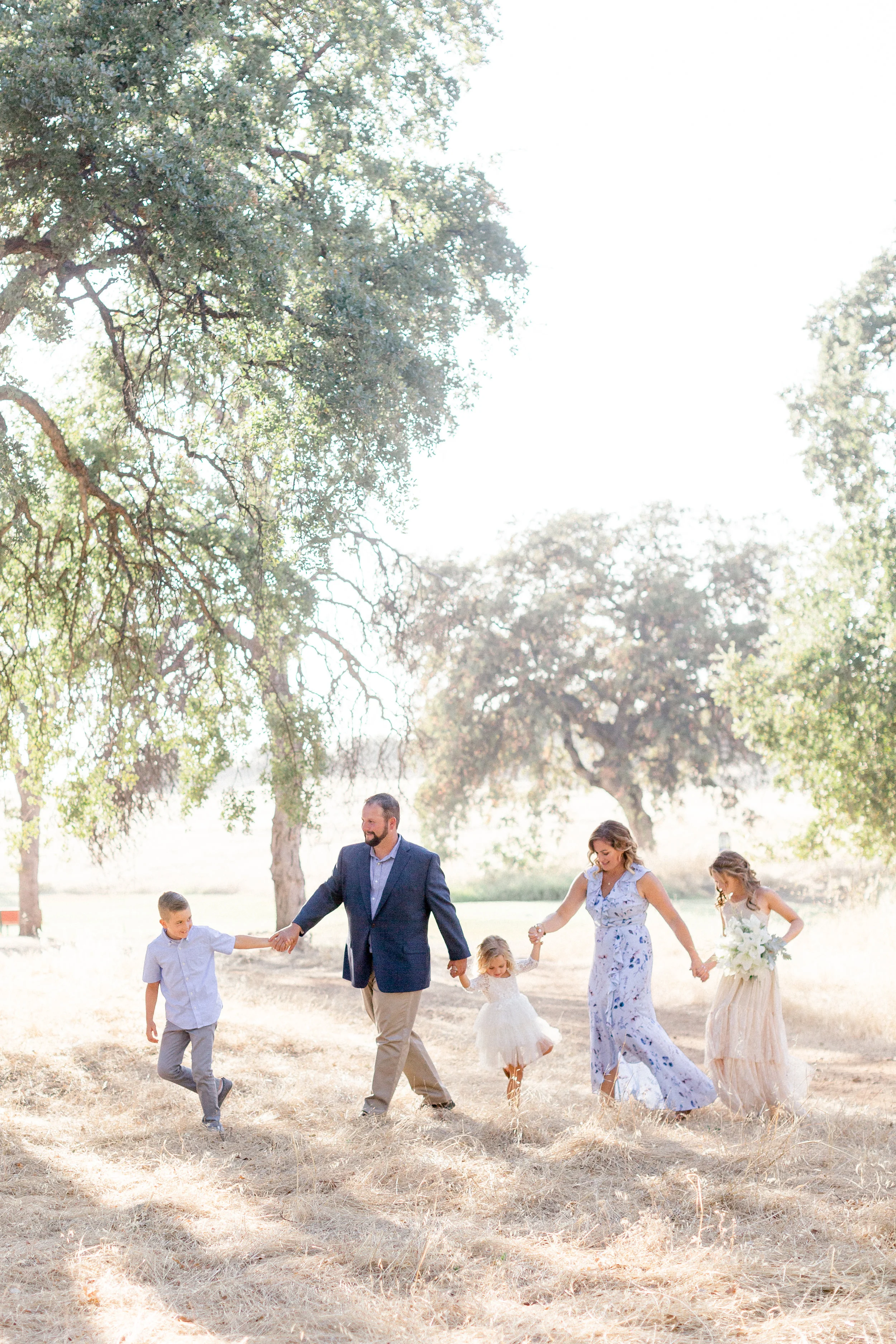 California Outdoor Summer Family Photo Session - Enos Family