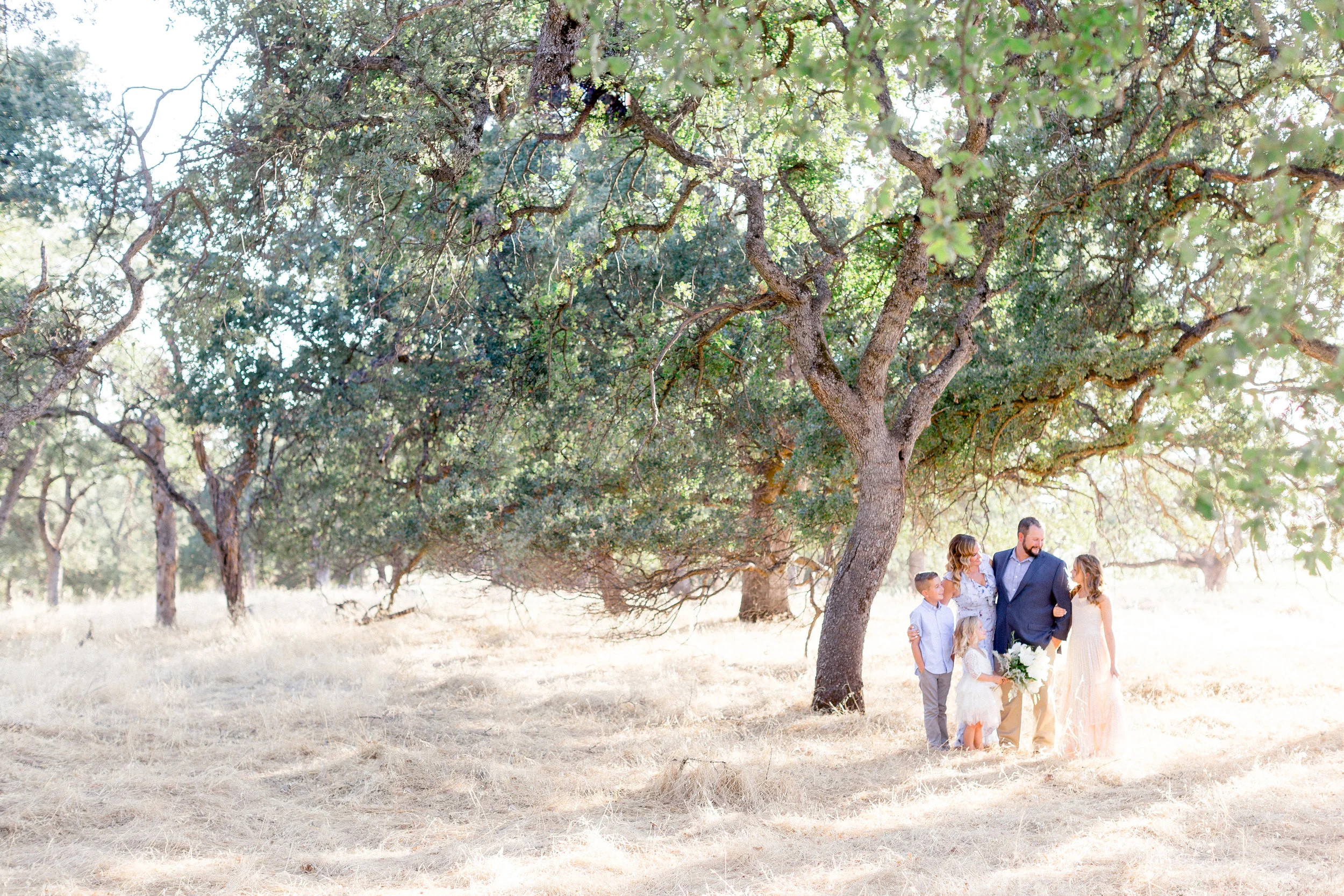 California Outdoor Summer Family Photo Session - Enos Family