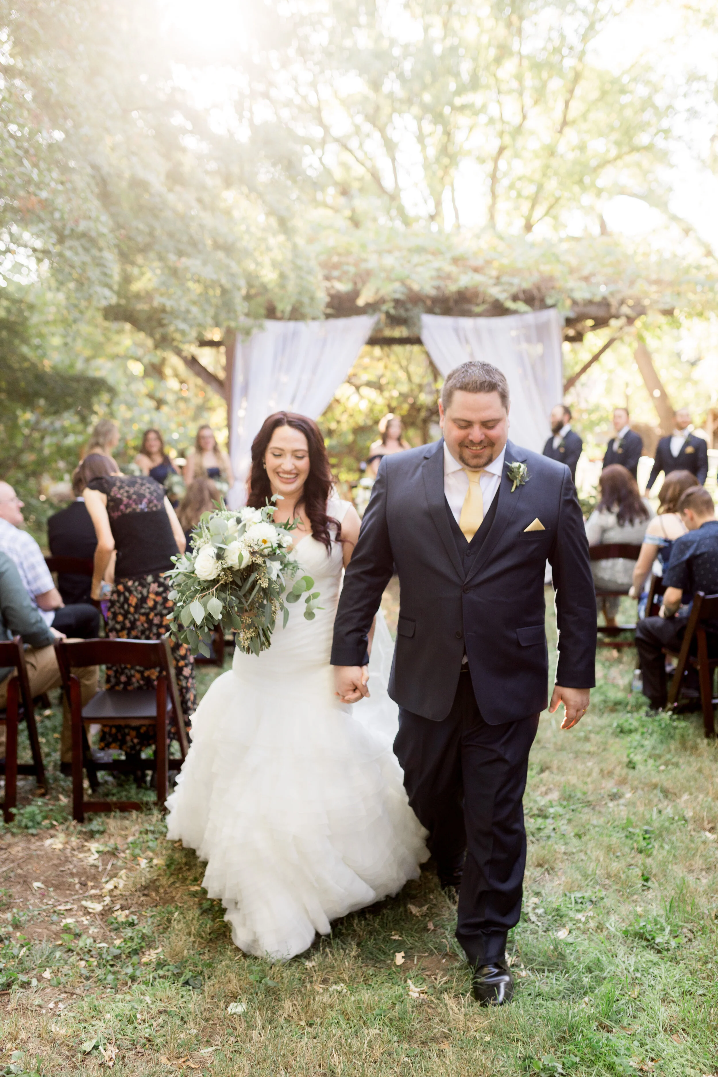 Backyard Intimate Fall Wedding in Northern California - Brad&Rachel